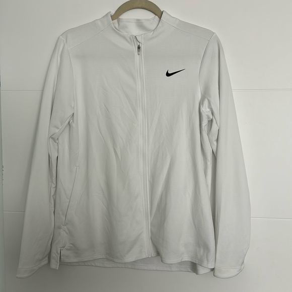Nike | Jackets & Coats | Nike White Athletic Jacket | Poshmark